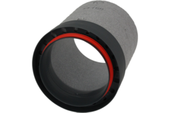 Geïsoleerde ventilatiebuis EPS 1 meter diameter 200mm 14400402 | Econox.nl